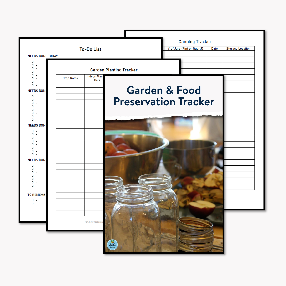 Garden & Food Preservation Tracker - Rachel's Real Food Kitchen